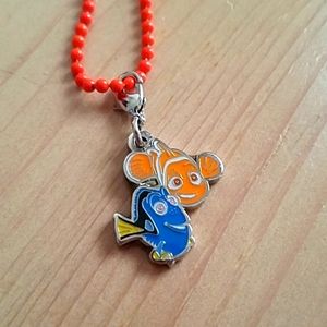 Disney | Accessories | Disney Nemo Charm Necklace For Girls | Poshmark